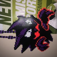 Excision Perler Necklace by Leaky Pixels • Excision Perler • EDM Perler ...
