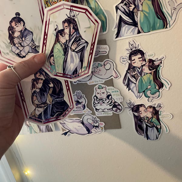 Charms | 3" X 2" | Introvert / Extrovert Chibis - Etsy