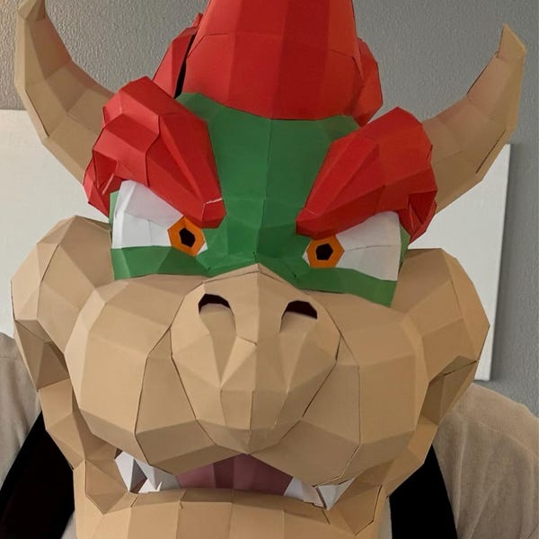 BOWSER KOOPA MASK - Etsy