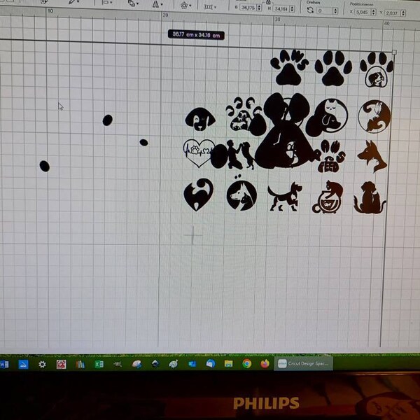 Dog Paw Print SVG Bundle, Pet Paw SVG, Dog Lover Svg Print, Animal Paw ...