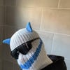 Handmade Knitted Balaclava Ski Mask Devil Creepy Joker Halloween Mask ...