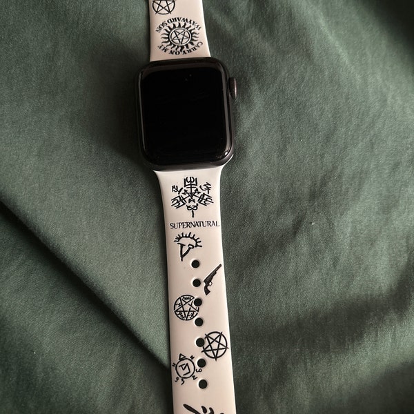 Rock Metal Band Heavy Metal Laser Engraved Apple Watch Band Strap ...