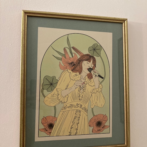 Florence Welch Florence and the Machine Art Nouveau Inspired ...