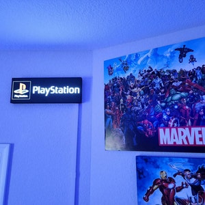 Playstation Classic Logo Man Cave Lights Playstation Sign for Gaming ...