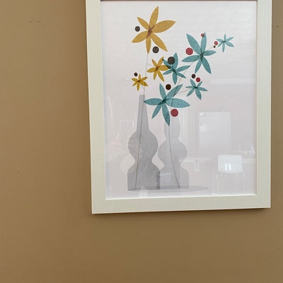 Vintage Swimming Couple on a Springboard Graphic Illustration Print ...