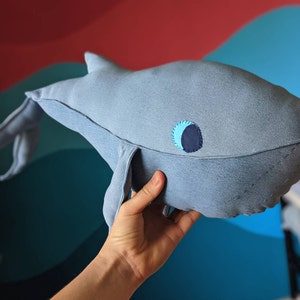 Denim Whale Instant Digital Printable Sewing Pattern With Step by Step ...