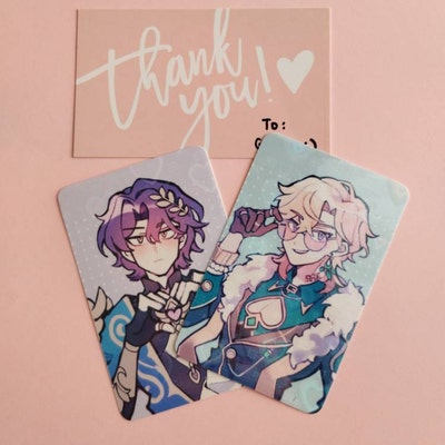 Dr.ratio Aventurine Honkai Star Rail HSR Holographic Heart Photocards ...