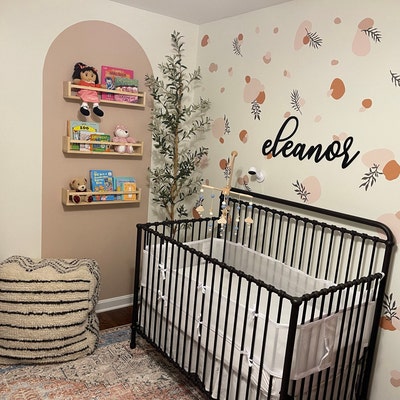 Watercolor Flower Greenery Wall Decals Nature Sticker Boho - Etsy