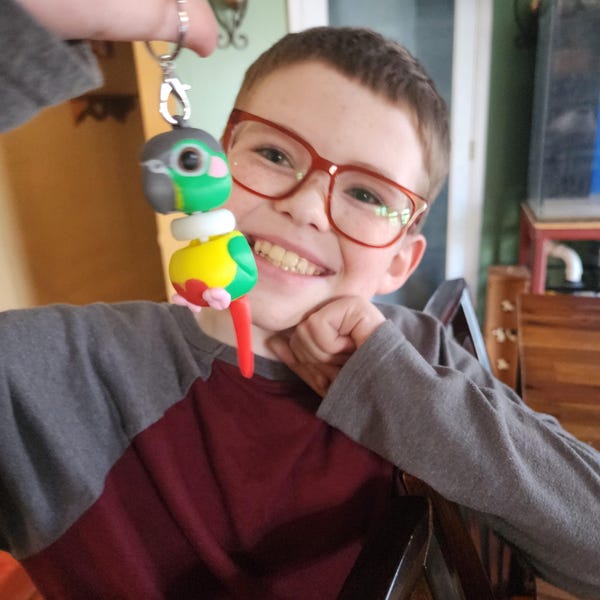 3D Printed Cockatoo Keychains. Choose From Moluccan, Sulfer-crested ...