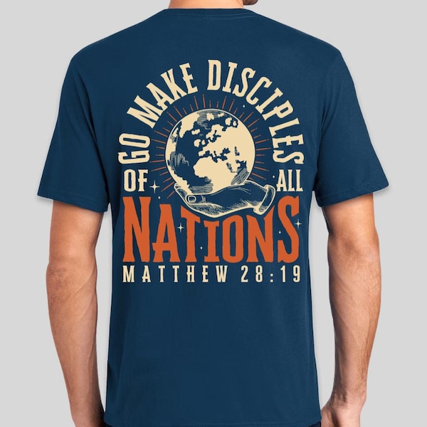Go Make Disciples Hoodie Design Svg, Retro Christian Sublimation ...