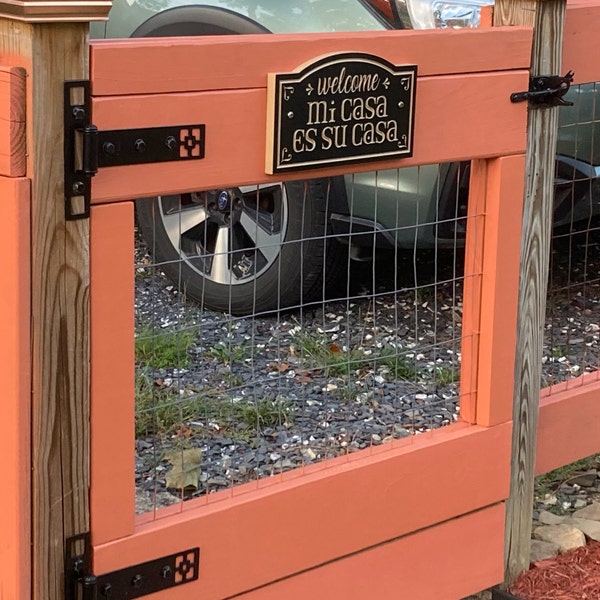12" X 6.5" Mi Casa Es Su Casa Sign, Welcome House Sign, Front Door Sign ...