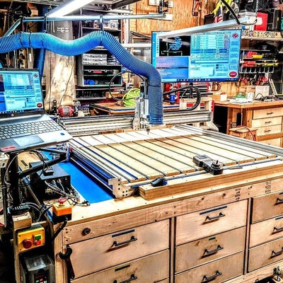 Dust Shoe for AVID Cnc With 75mm 4hp Spindle - Etsy