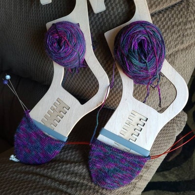 Pair x2 Socks Blockers Wooden Socks Blockers Knitting Gift Idea ...