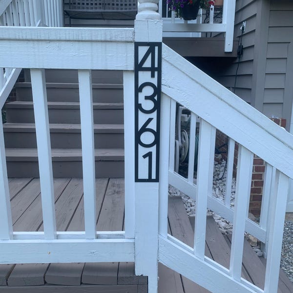 Metal Address Sign, Custom Address Sign, House Number Sign, Address ...