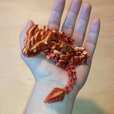 3D Printed Articulated Snake BOA Design by Cinderwing3d authorized ...