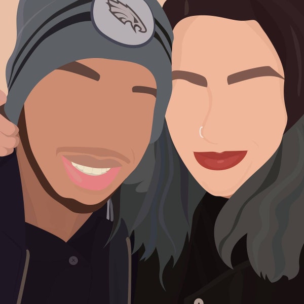 Custom Illustration Group Portrait - Etsy
