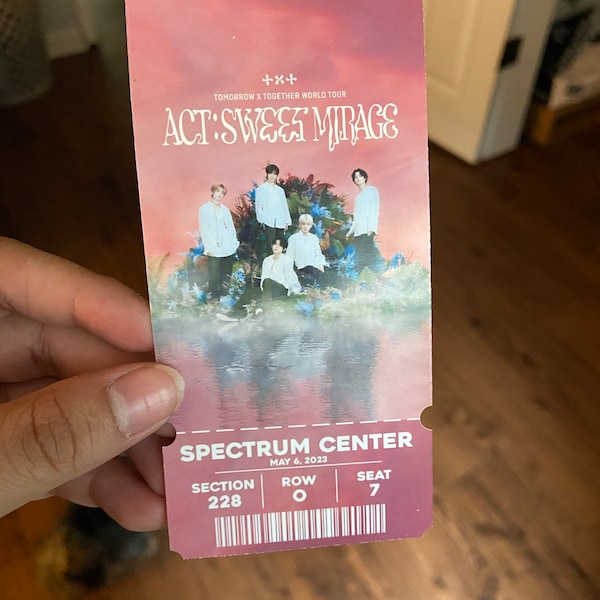 TXT World Tour Act: Sweet Mirage , Custom Physical Memory Souvenir ...