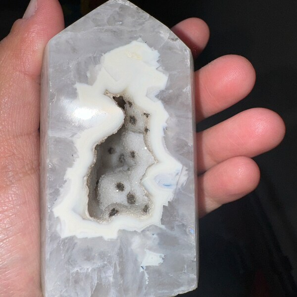 RARE Natural Geode Cut Base - Etsy