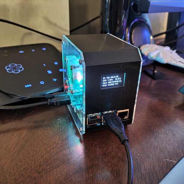 Raspberry Pi 4B Desktop Computer Case - Etsy