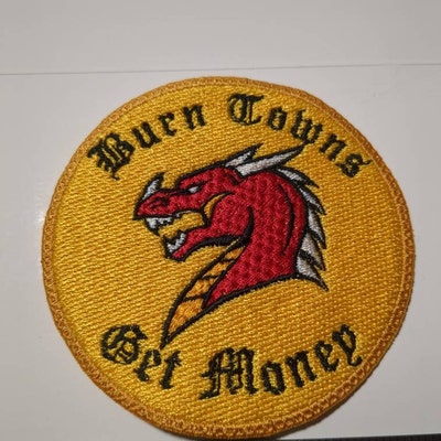 Burn Towns Get Money Patch Fully Embroidered D20 Emblem Dnd - Etsy