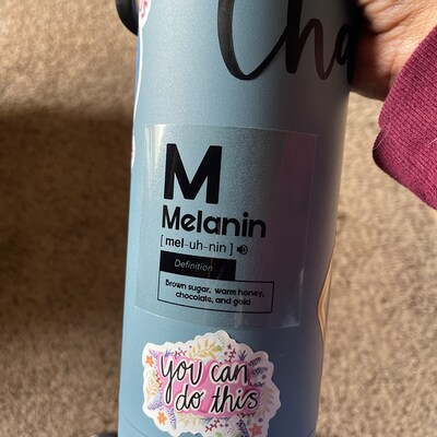 Melanin Composition Holographic Die Cut Sticker Black Pride - Etsy