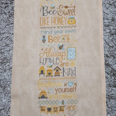 Hive Rules Cross Stitch by Lindsey Weight of Primrose Cottage Stitches PDF Pattern - Etsy