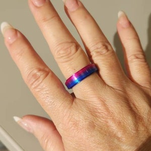 LGBTQ Fidget Rings, Pride Flag Fidget Rings, Pride Month, LGBTQ Flag ...