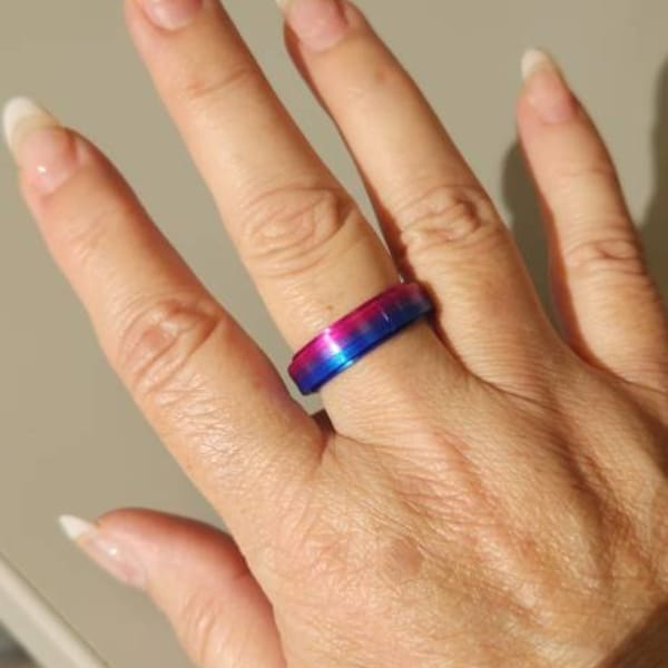 LGBTQ+ Fidget Rings, Pride Flag Fidget Rings, Pride Month, LGBTQ+ Flag ...