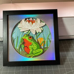 3D Hydrangea Flowers Shadow Box SVG, 8x10 Inch Layered Hortensia 3D Svg ...