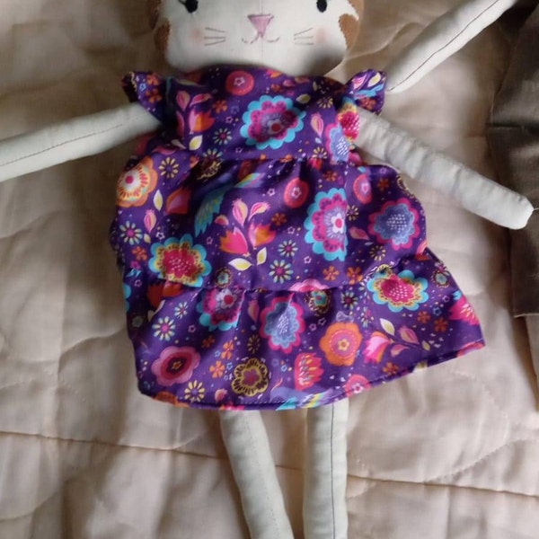 Cat Sewing Pattern PDF - Make More Than One Type of Cloth Cat Doll ...