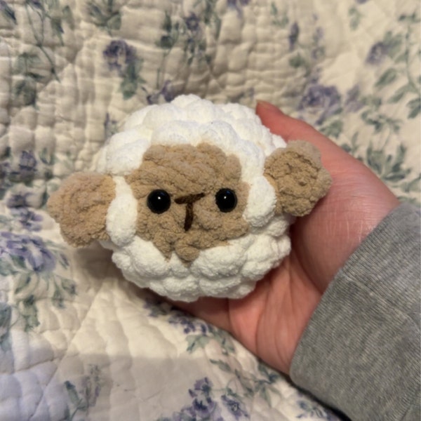 Crochet Sheep Puff Plushie PATTERN - Etsy