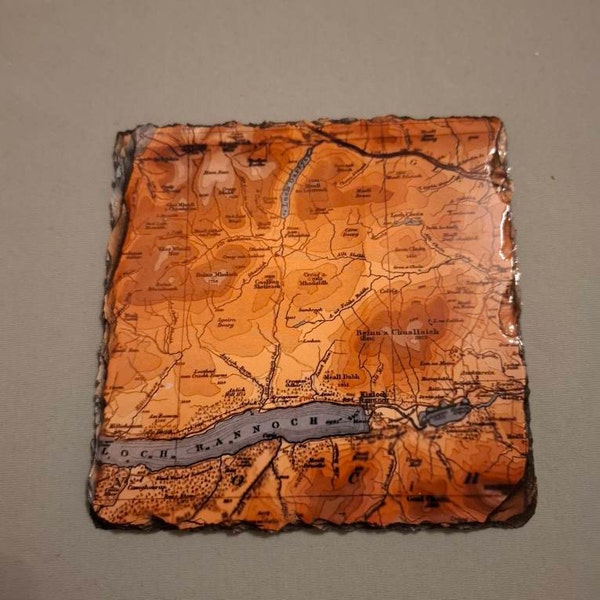 Original 1931 Mullion Surrounding Area Mounted Map - Etsy