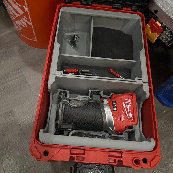 Milwaukee Packout Compact Tool Box M18 Battery Rack UPPER Insert - Etsy
