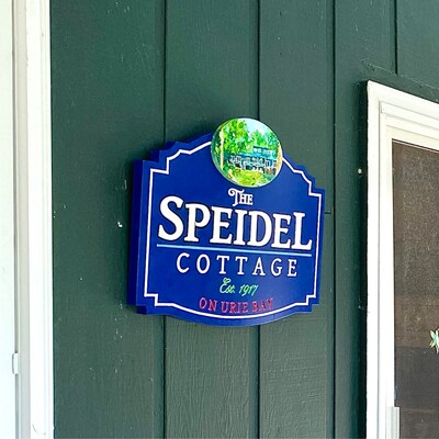 Custom Carved Sign, 23K Gold Leaf, Sign for Your Business, Hanging Sign ...