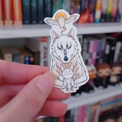 Loth Wolf Loth Cat Morai Vinyl Sticker Waterproof/decal/glossy - Etsy