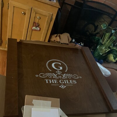 Monogram Custom Family Last Name Noodleboard Personalized Stove Cook ...