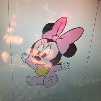 Custom Minnie Mouse Cake Topper Pink Minnie Mouse Printable - Etsy