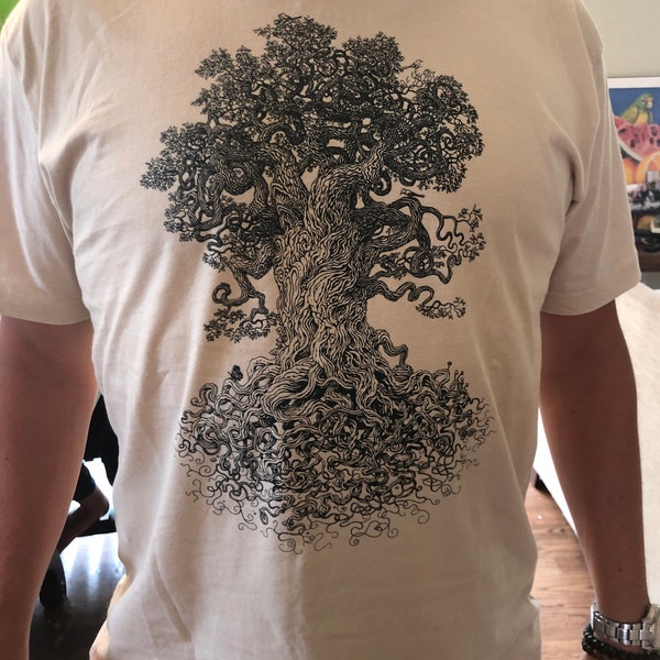 Tree Shirt Gnarled Tree Tshirt Men's Graphic Tee Tree of Life ...