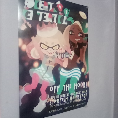 Off the Hook Concert Poster Splatoon 2 Artist Print Illustration - Etsy