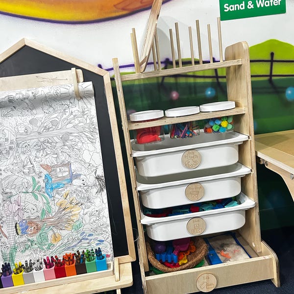 Sensory Table, Ikea Flisat, Sand and Water Table, Trofast, Activity ...