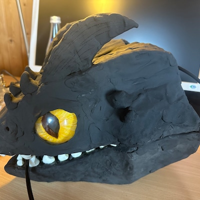 Wolf Dragon Head Puppet Digital Pattern for EVA Foam - Etsy