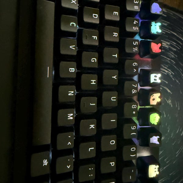 Rainworld Keycap Set, Backlit (4) - Etsy