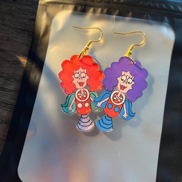Schoolhouse Rock Interplanet Janet Earrings - Etsy