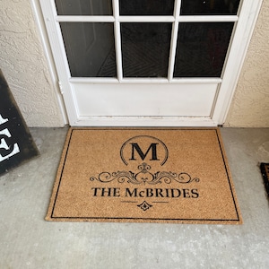 Open House Door Mat with message real estate agent doormat | Etsy