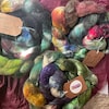 BFL Grab Bags 50g Mixed Hand Dyed Fleece Wool and Top for Spinning and ...