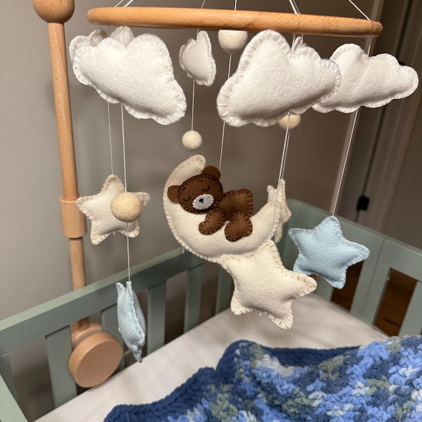 PDF Pattern Bear Baby Mobile, Tutorial Sewing, Do It Youself - Etsy
