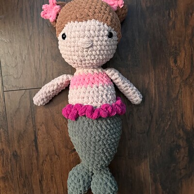 The Original Merbabies Amigurumi Pattern, Crochet Merbaby Plushie ...