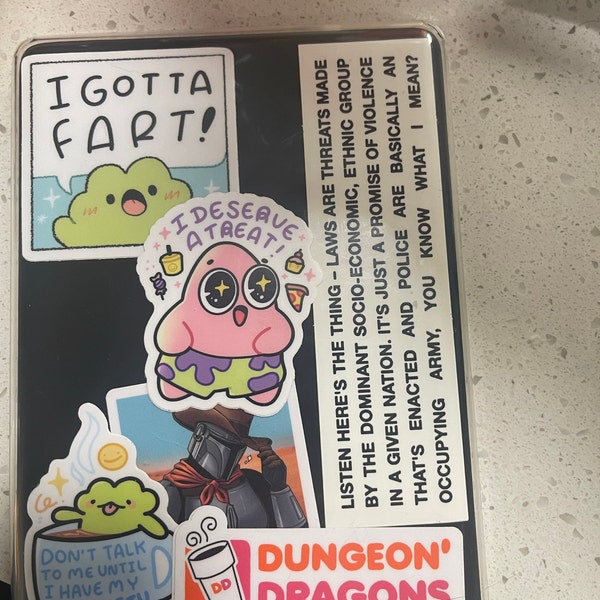 ACAB Sticker, Dimension 20: Fantasy High Sticker, Political Sticker ...
