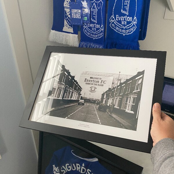 Everton FC Outside Goodison Park Stadium Photo Memorabilia - Etsy UK