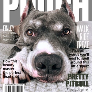 Photoshop Template Pet Design 8x10 Dog Magazine Cover Pooch 1 Digital ...